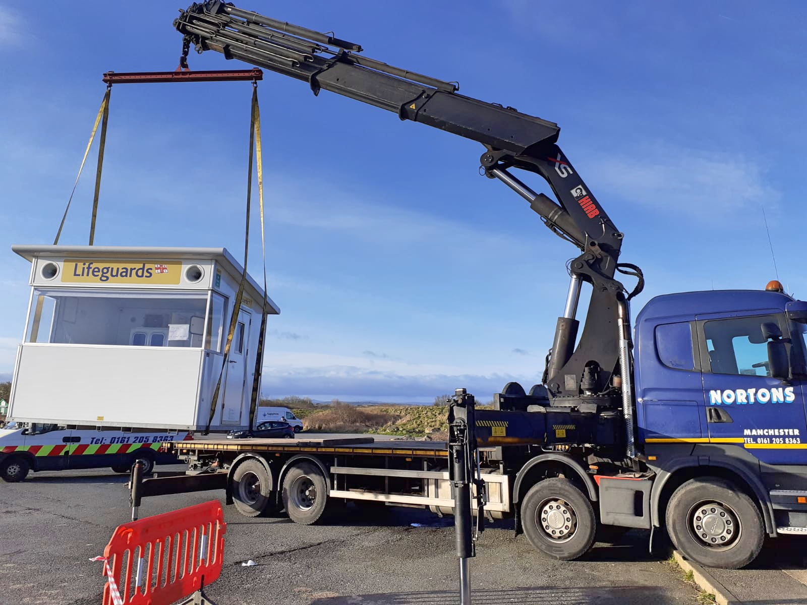 Hiab Hire Manchester Portable Cabins Containers Transport Delivery ...